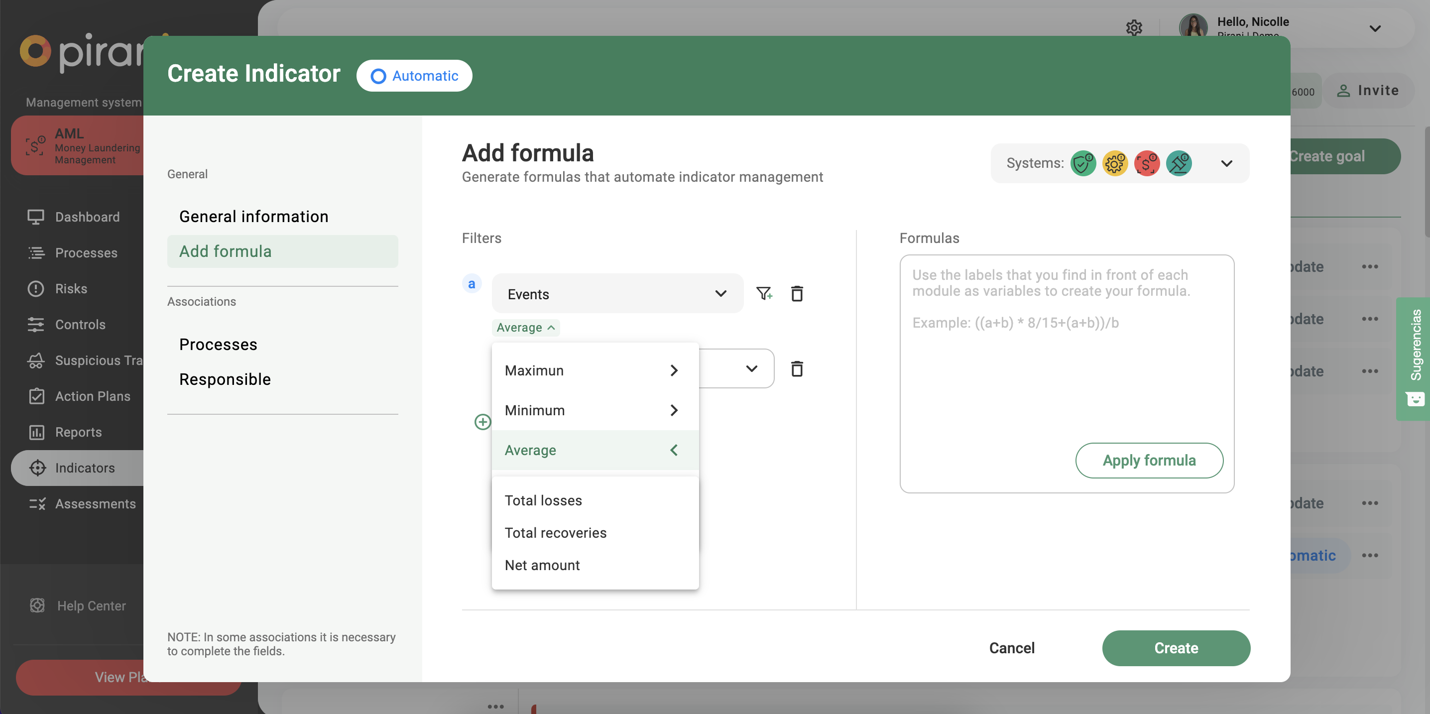 How do automatic indicators work?